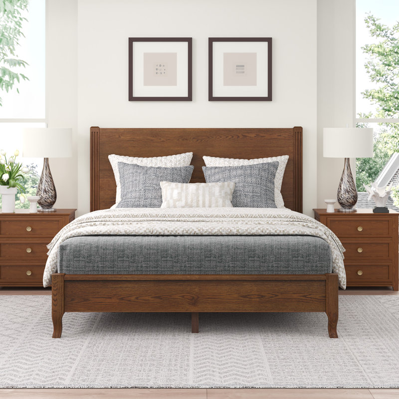 Millwood Pines Deelan Solid Wood Slat Bed Reviews Wayfair